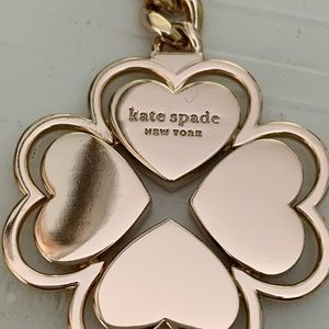 kate spade | Accessories | Kate Spade Legacy Logo Metal Spade Flower ...